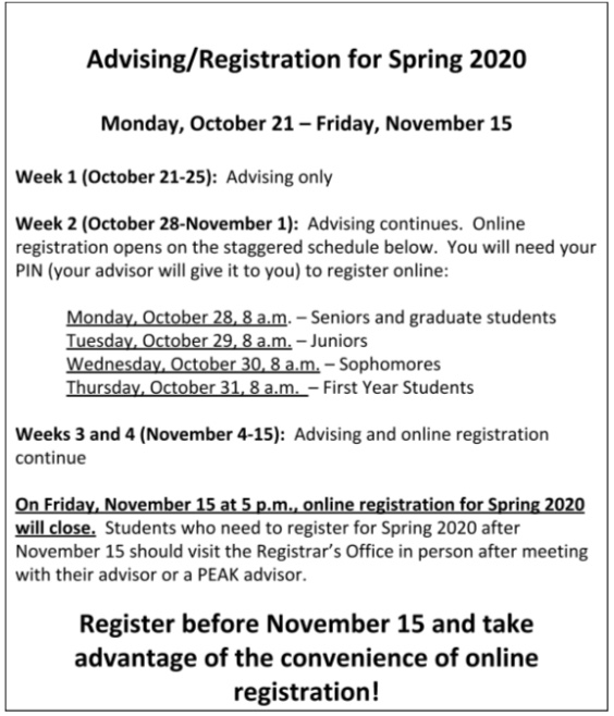 New classes available for spring semester – The Collegian